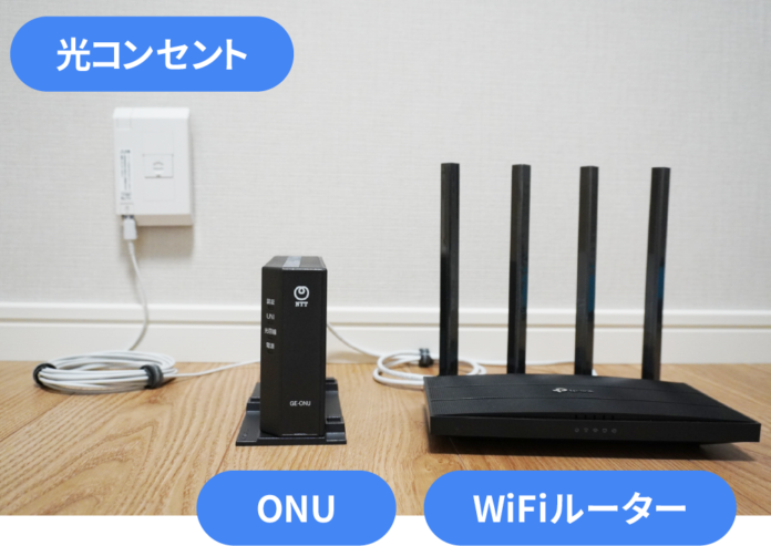 ONUとは？WiFiを使い始める方法は？WiFiルーターの接続方法も解説！ | ネットピ